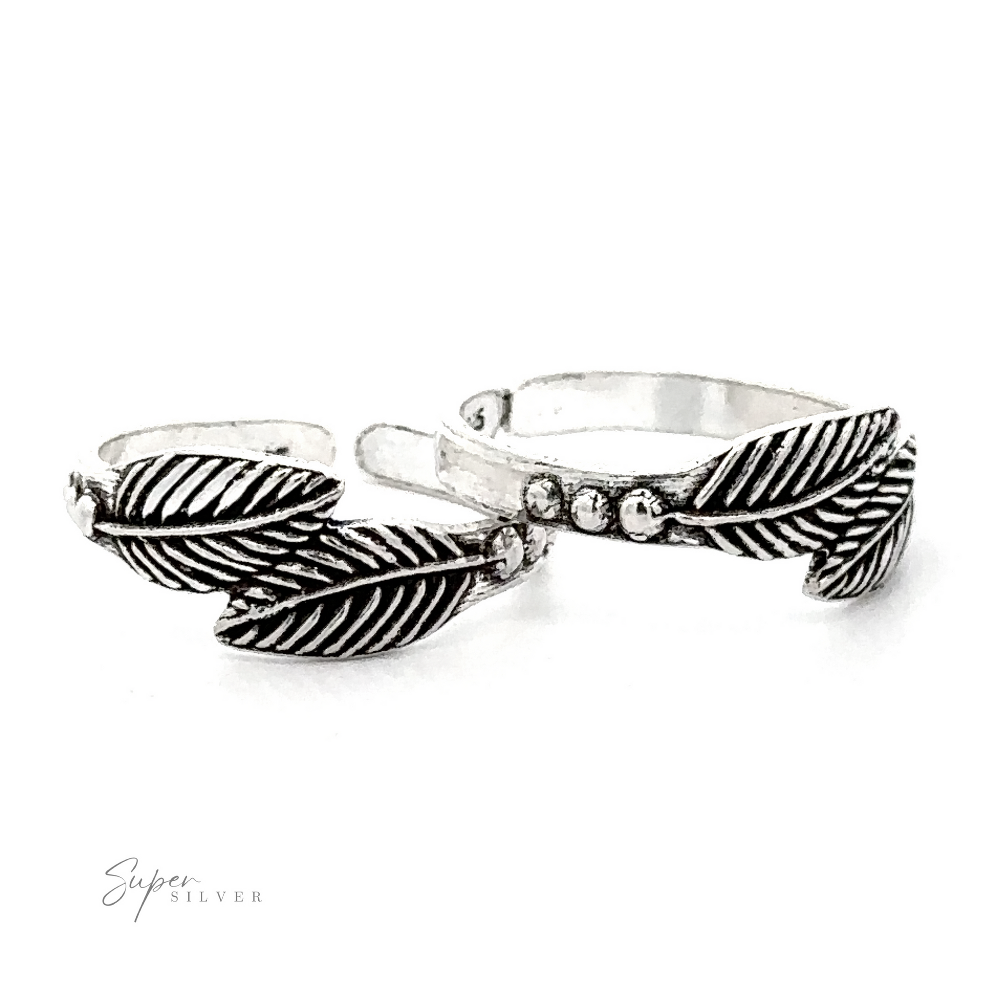 Adjustable Leaf Toe Ring